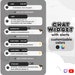 P2U Customizable Chat Widget Paw Pet Cat Dog Black Stream Chatbox Cute ...