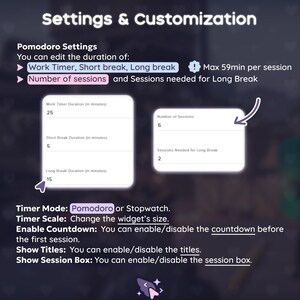 P2U Timer Pomodoro Stopwatch Widget L Cherry Blossom Flowe L Twitch L ...