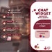 P2U Customizable Chat Widget Paw Pet Cat Dog Brown Stream Chatbox Cute ...