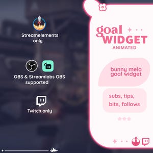 P2U Pink Rabbit Bunny Melo Round Goal Widget Kawaii Bunny Kitty Cute ...