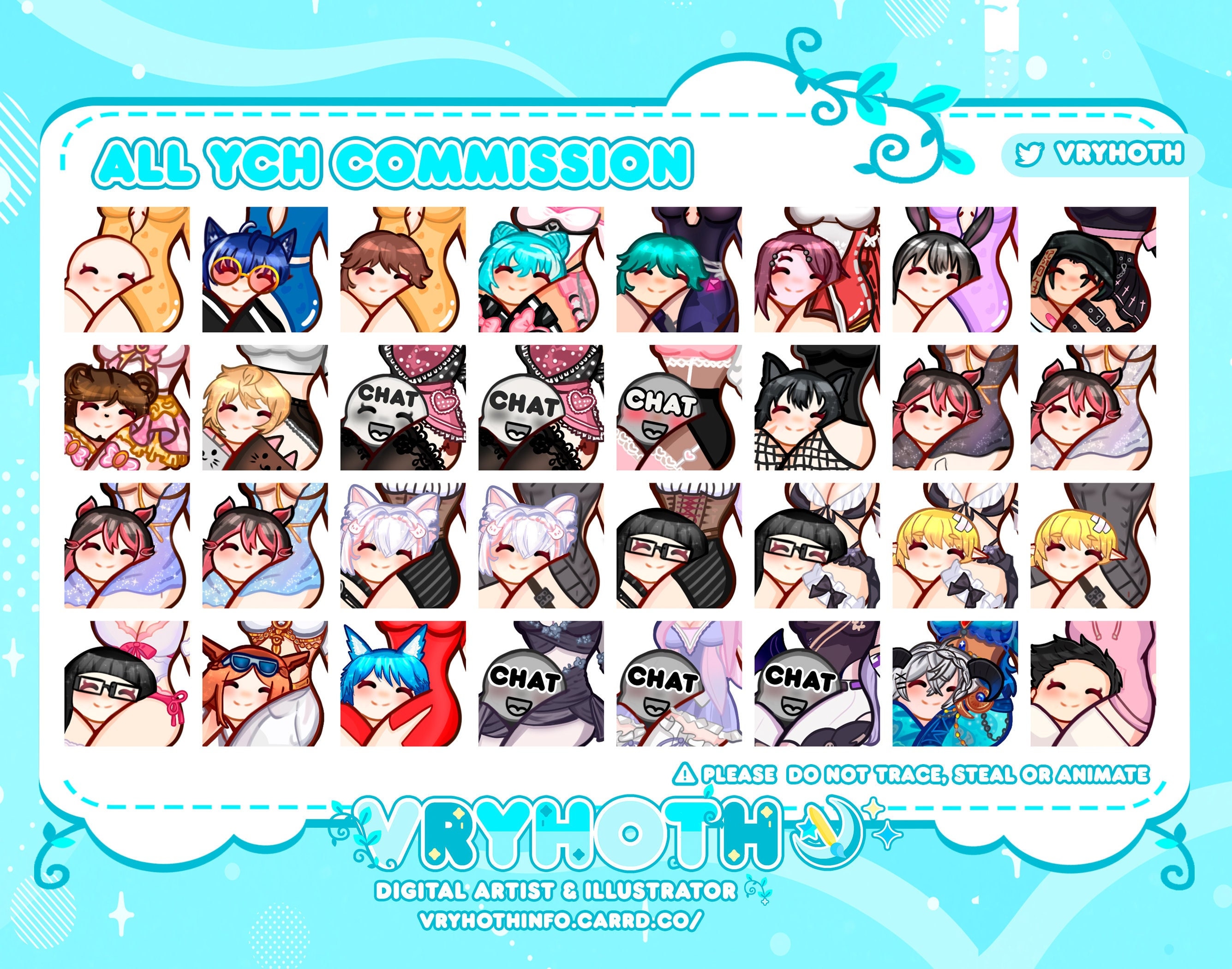 YCH Thigh Custom Emote Your Character Here Thigh YCH Twitch - Etsy Canada