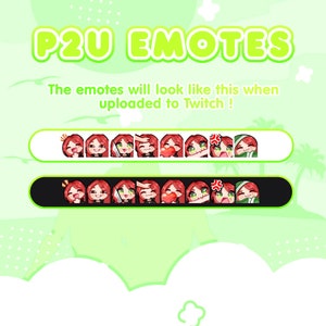 P2U Katarina Girl League of Legends Emotes Red Hair Girl Twitch Sub ...