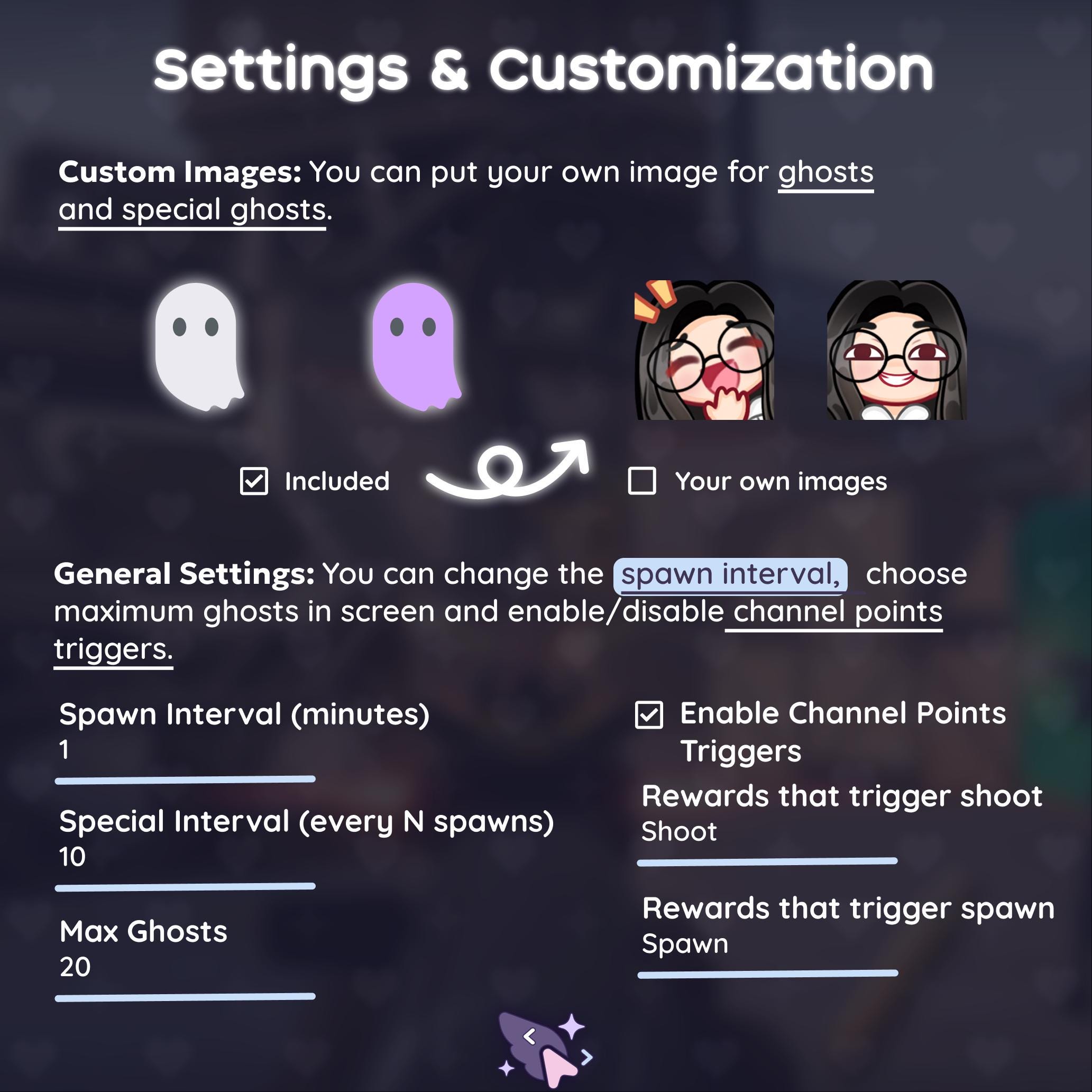 Ghost Hunt Interactive Minigame Widget Customizable L Streamelements ...
