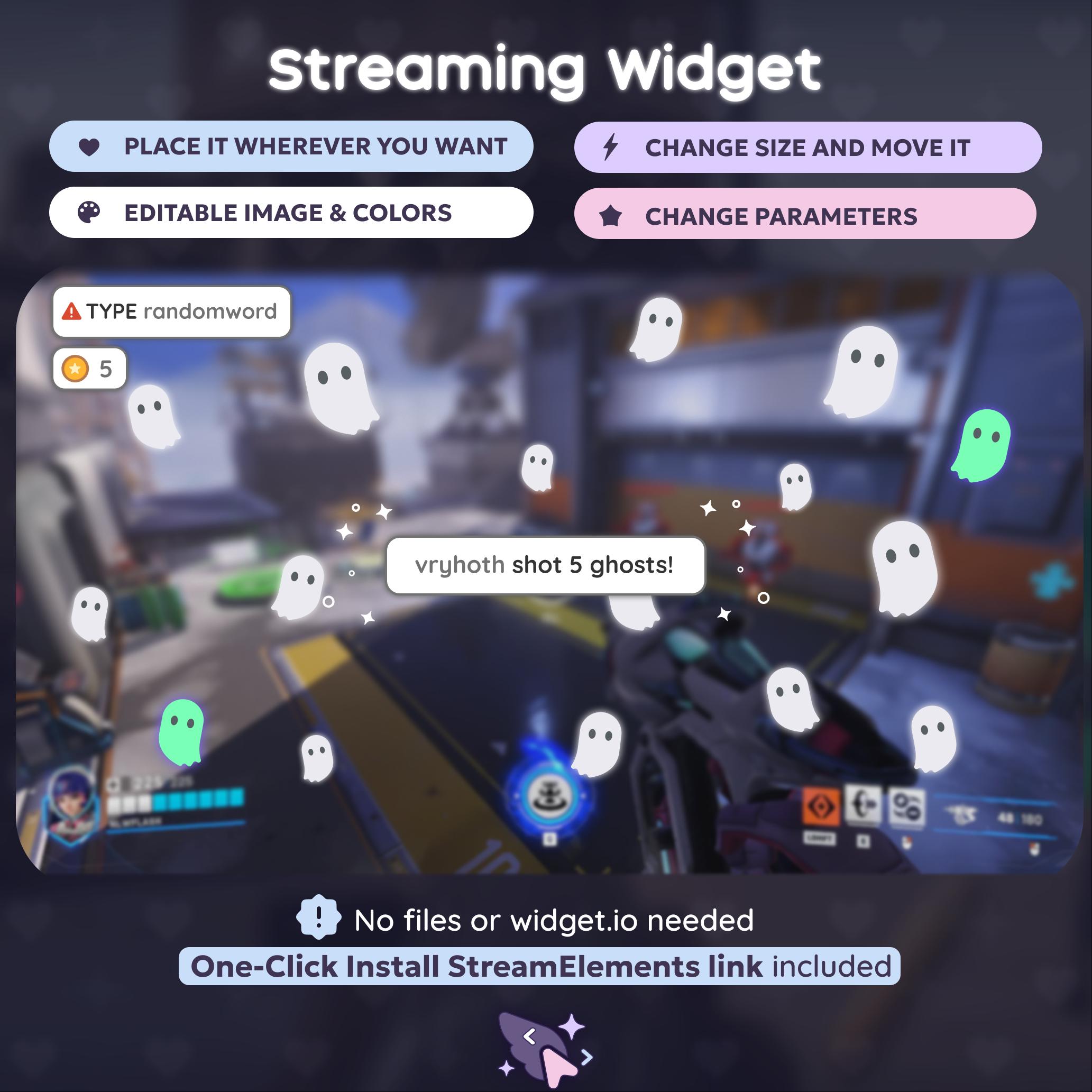 Ghost Hunt Interactive Minigame Widget Customizable L Streamelements ...
