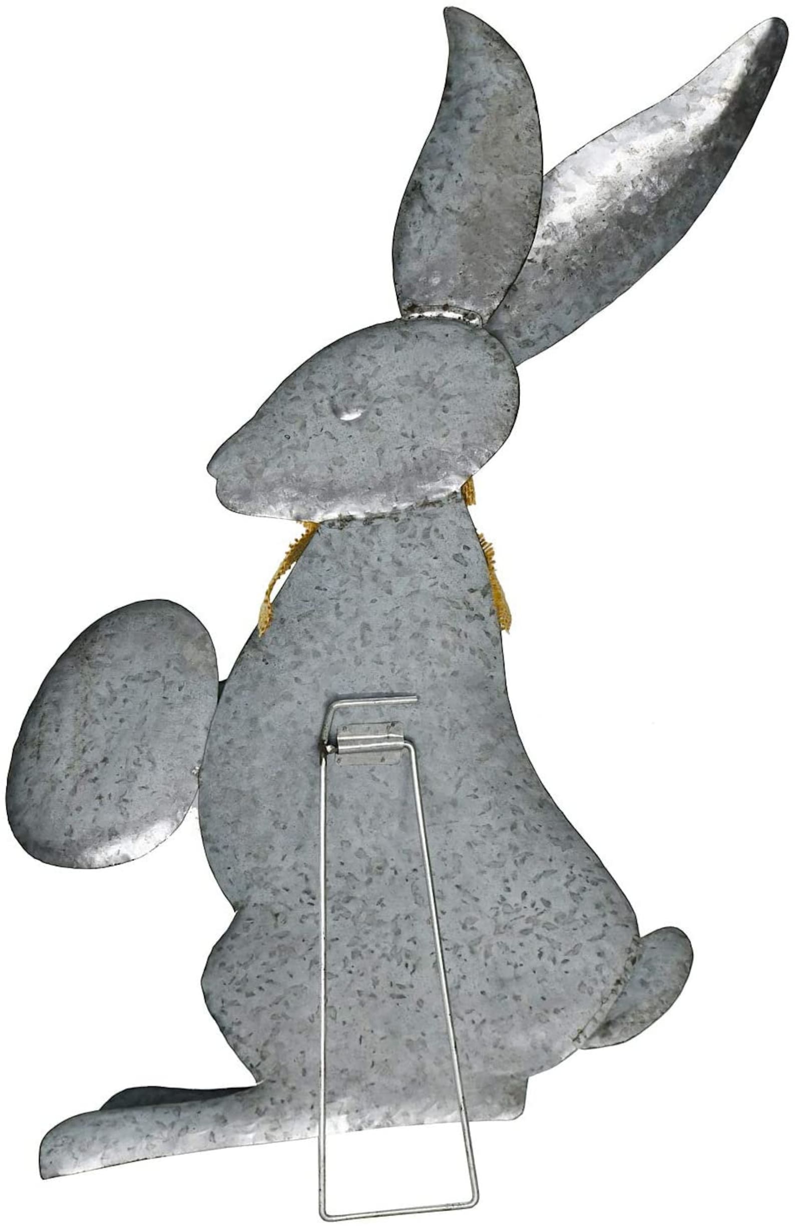 Metal Easter Bunny Decor Indoor Outdoor Standing Spring Bunny - Etsy