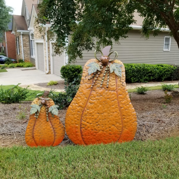 Metal Pumpkins - Etsy