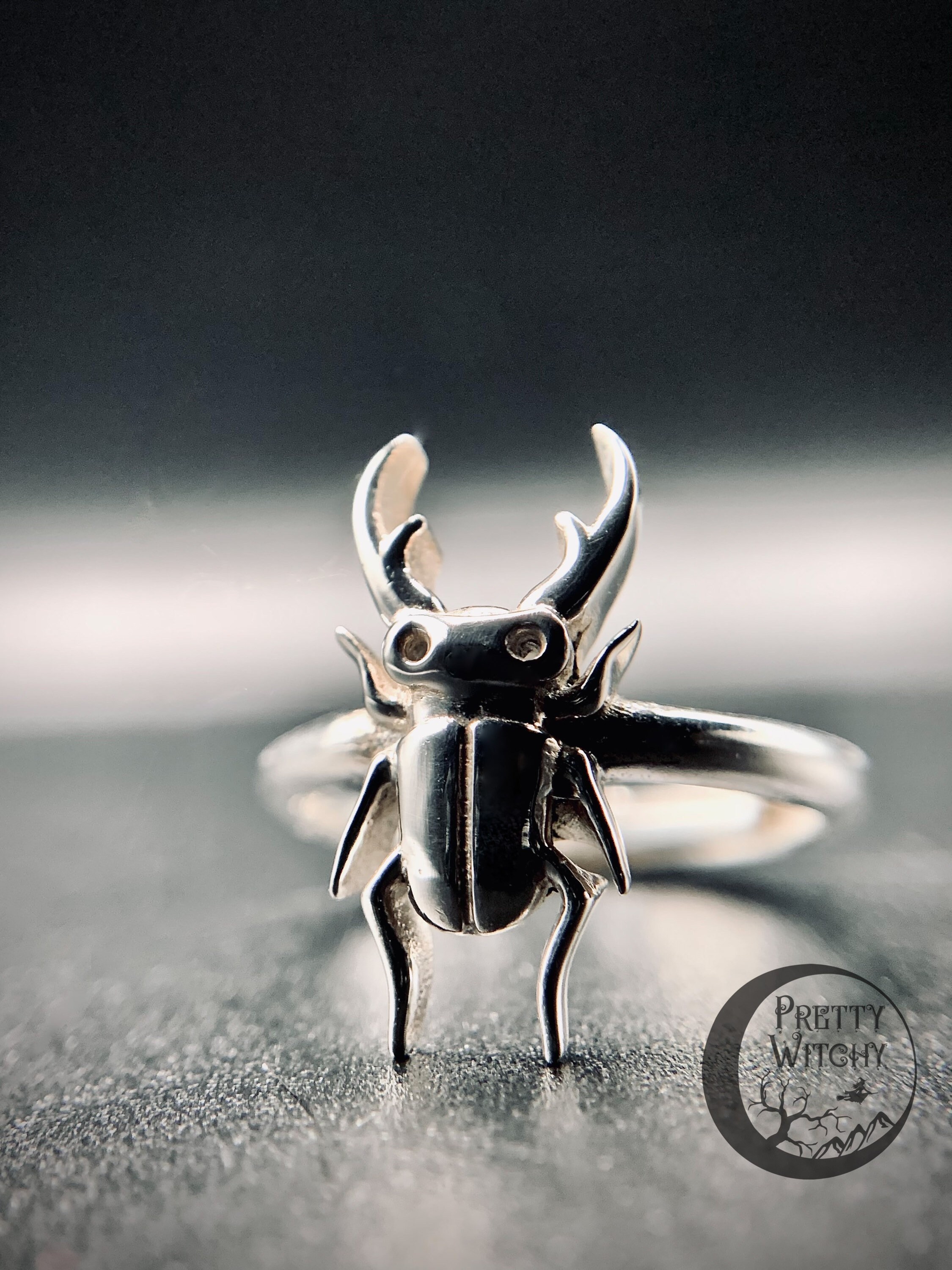 Bug Ring Stag Beetle Ring Insect Ring Adjustable Ring | Etsy