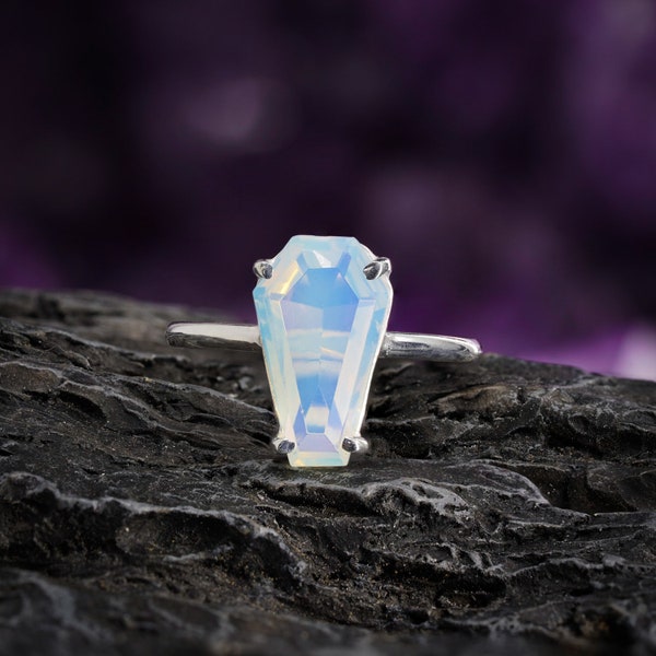 Opalite Ring - Etsy UK