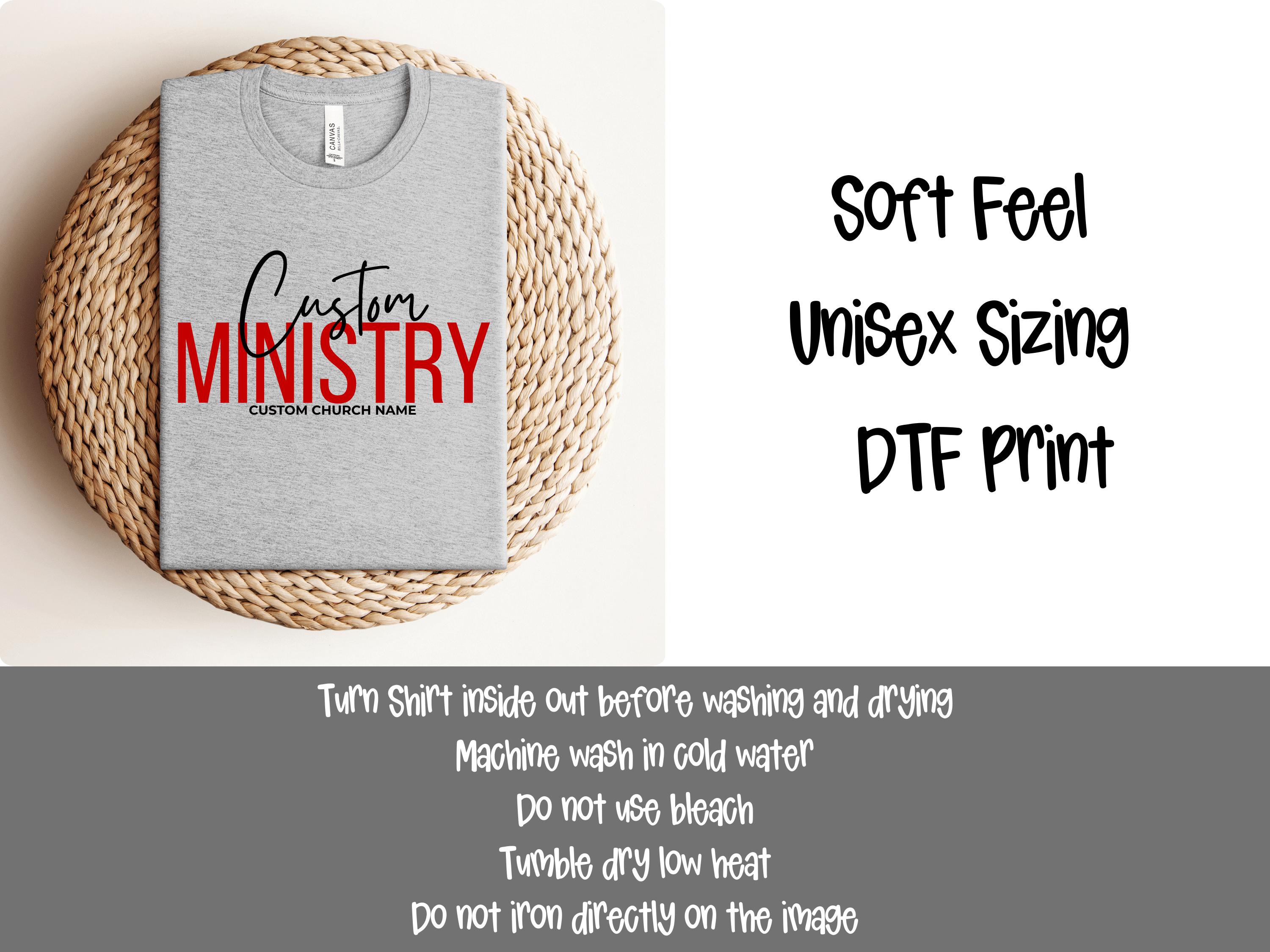 Custom Ministry Group Shirts | Custom Church Shirts |men's Ministry ...