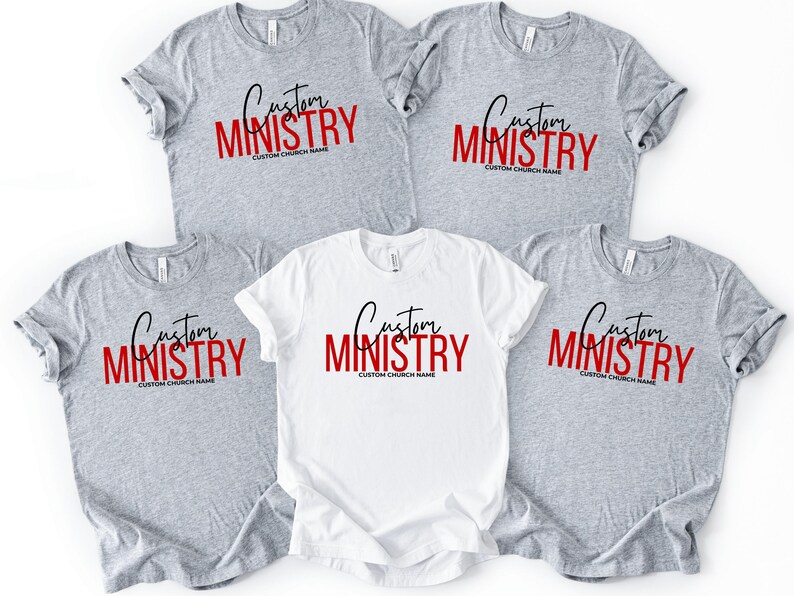 Custom Ministry Group Shirts | Custom Church Shirts |men's Ministry ...