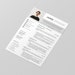 2 Page Resume Template With Photo, Professional Resume Template for ...