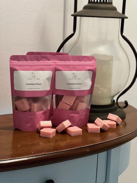 Cranberry Plum Wax Melts: Strong Scent, Long Lasting Soy Melts - Etsy