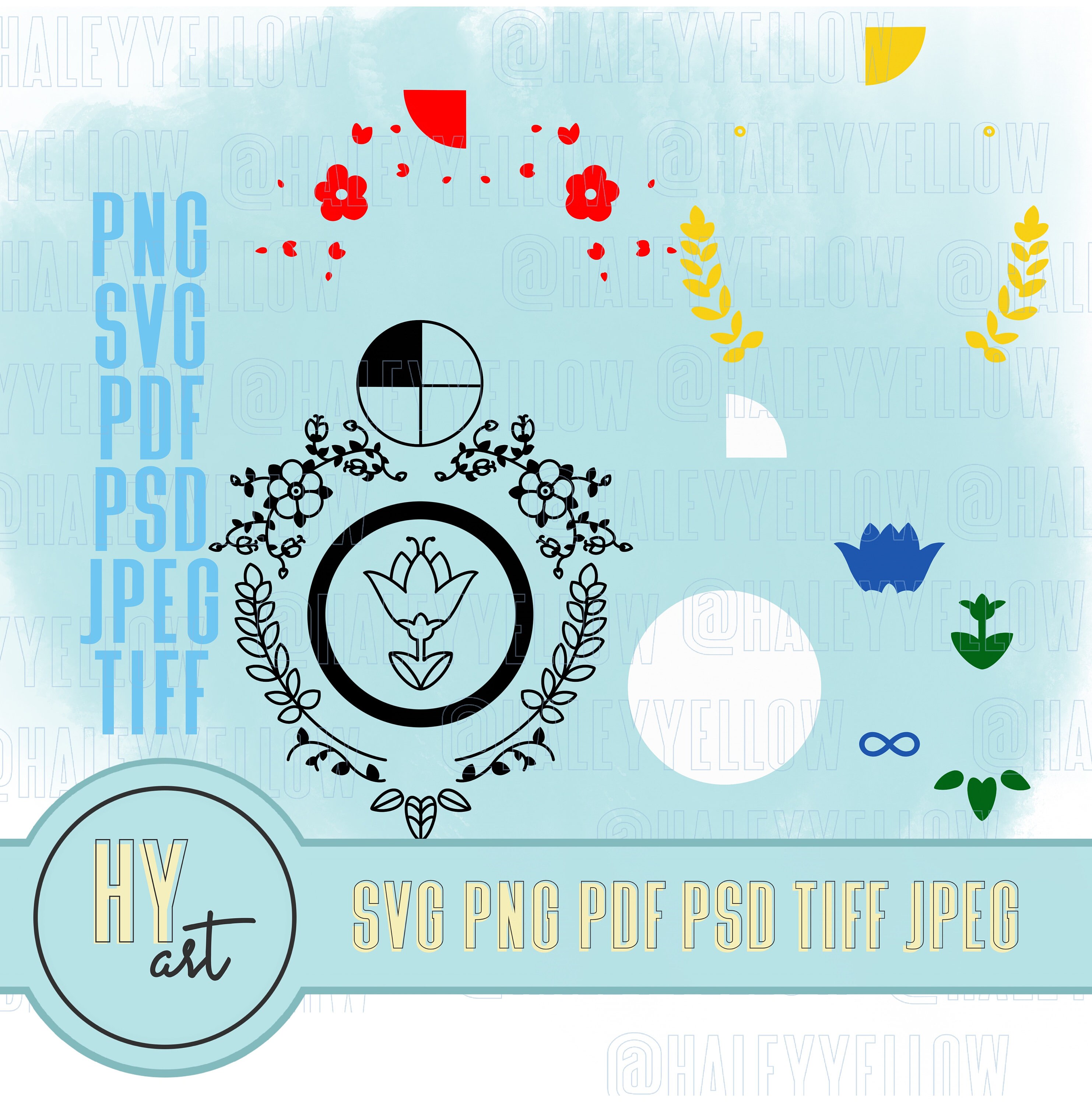 Commercial Use Multilayer Métis Design Cutfile Set Svg Png Psd and ...