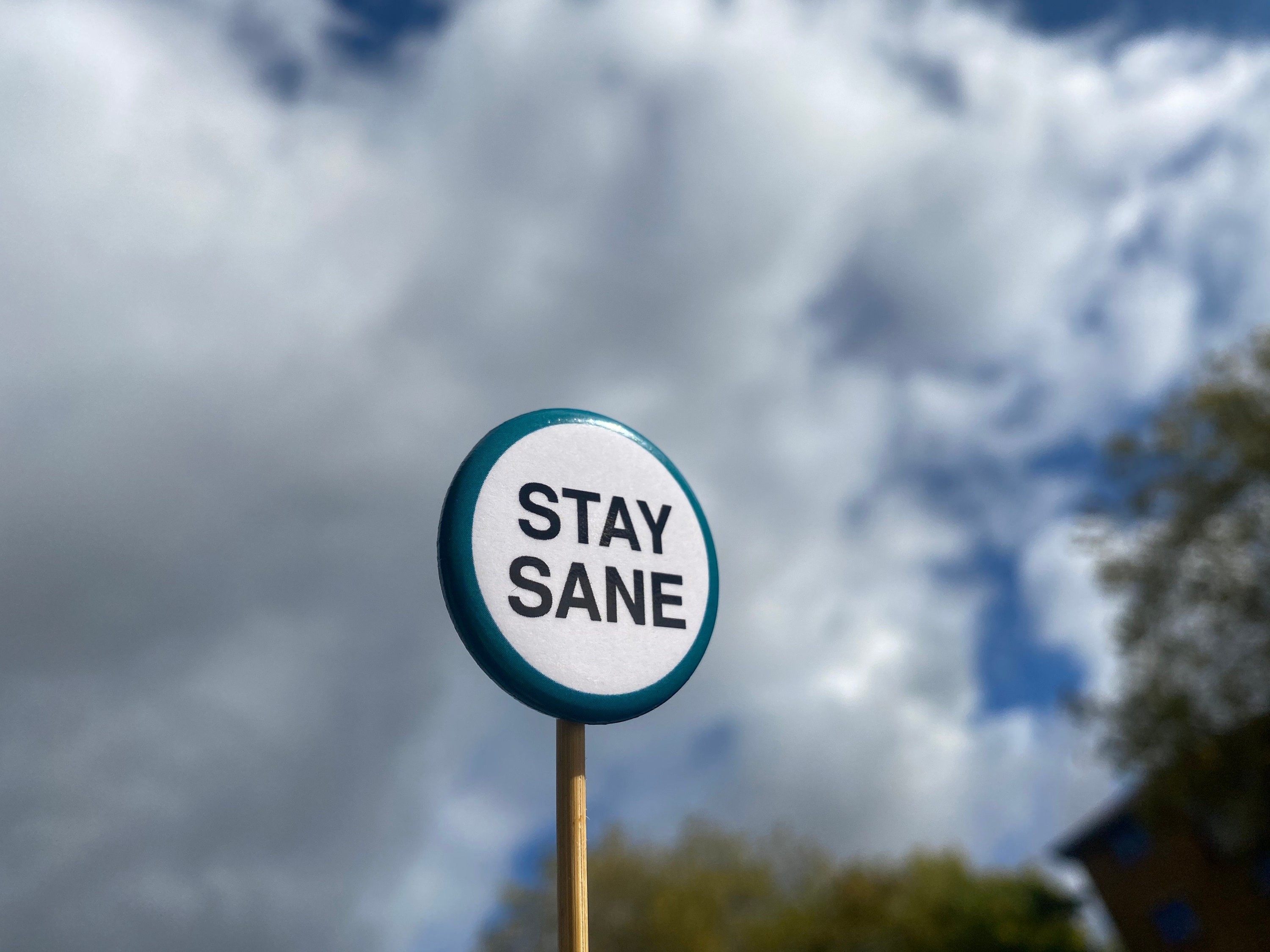 STAY SANE Badges - Pack of Three Badges - Etsy UK