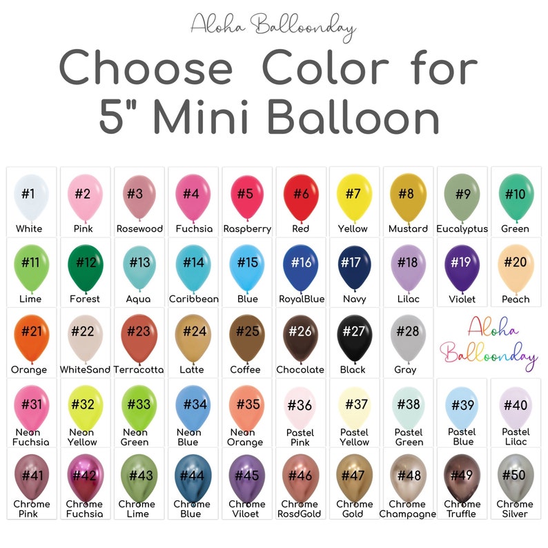 CHOOSE YOUR COLORS Design Your Own 24bubble Balloon - Etsy