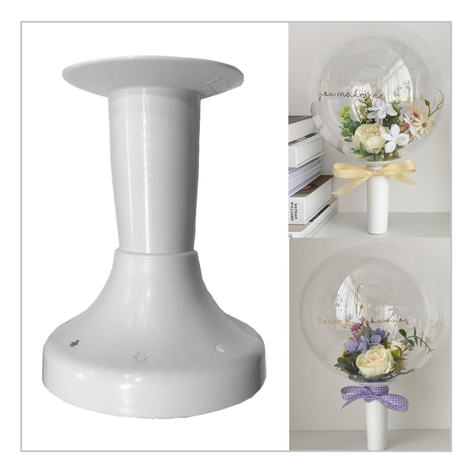Balloonholder Stand(easy Grip Holderstand) / Bubble Balloon Flowers ...