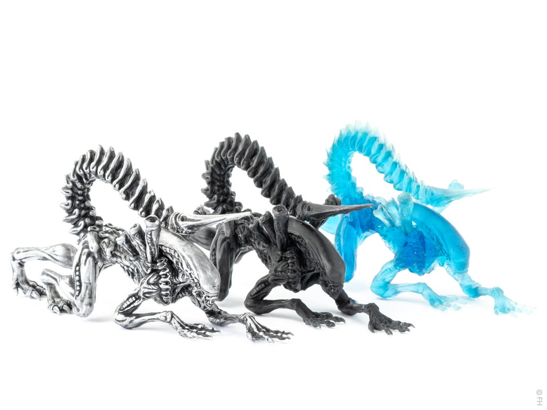 New: Small Xenomorph Color Selection Alien H.R. Giger Inspired Detailed ...