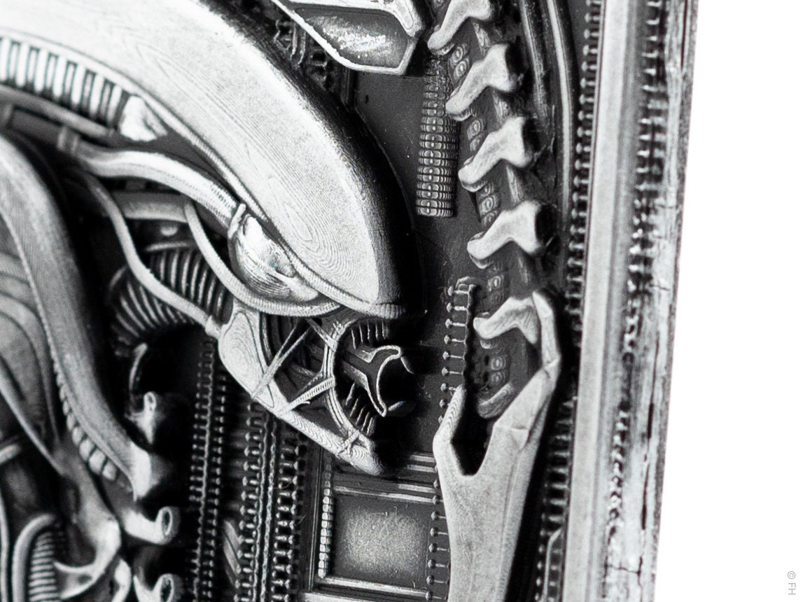 Xenomorph Relief Standee or Mural Alien Giger Inspired - Etsy UK