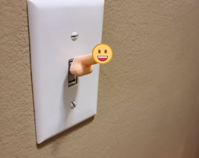 Set of 2 Novelty Light Switch Caps, Penis With Balls - Prank - Gag Gift ...
