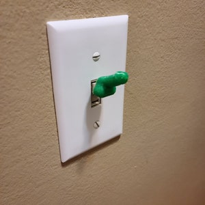 Set of 2 Novelty Light Switch Caps, Penis With Balls - Prank - Gag Gift ...