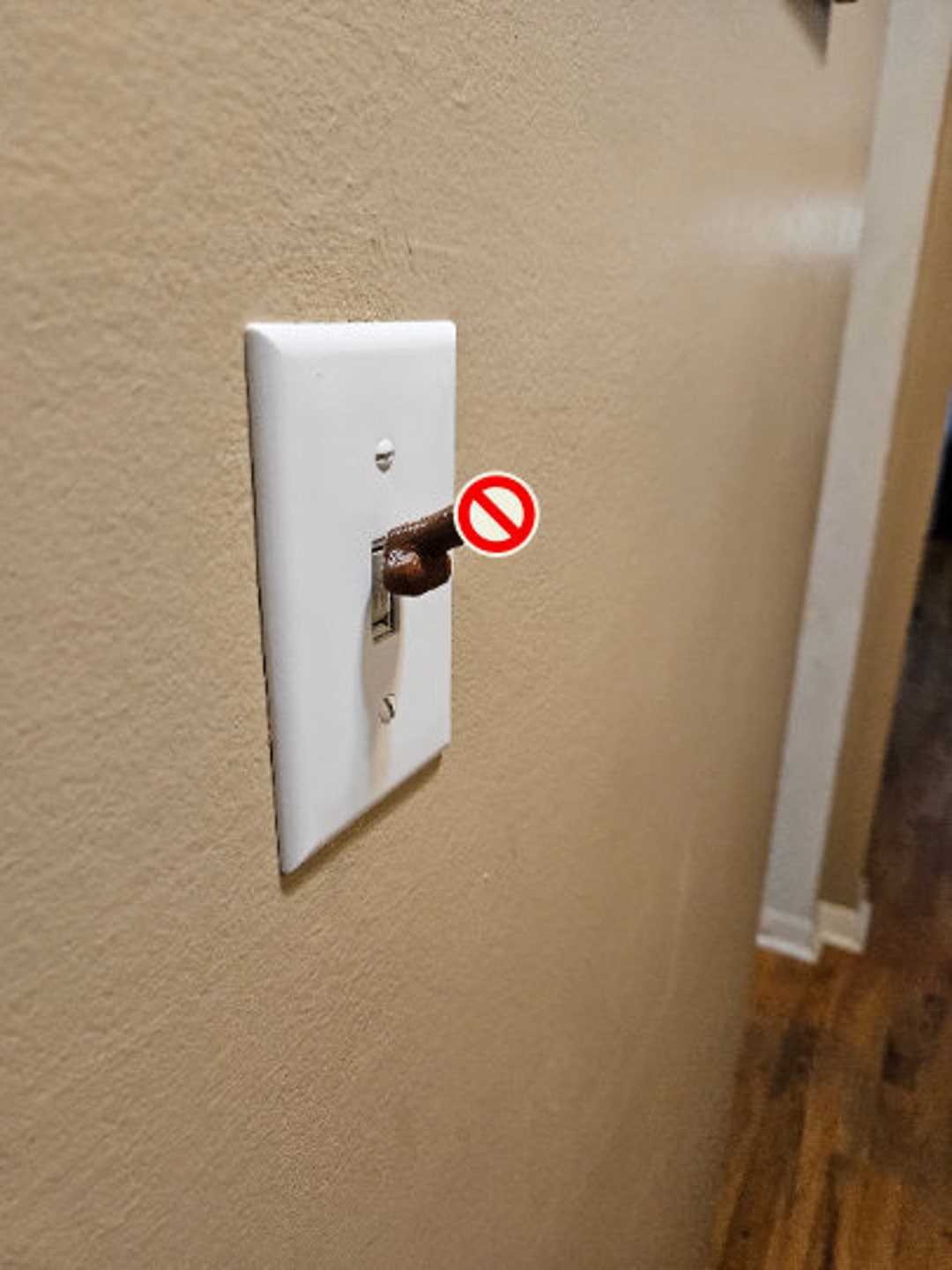 Set of 100 Novelty Light Switch Caps, Penis With Balls - Prank - Gag ...