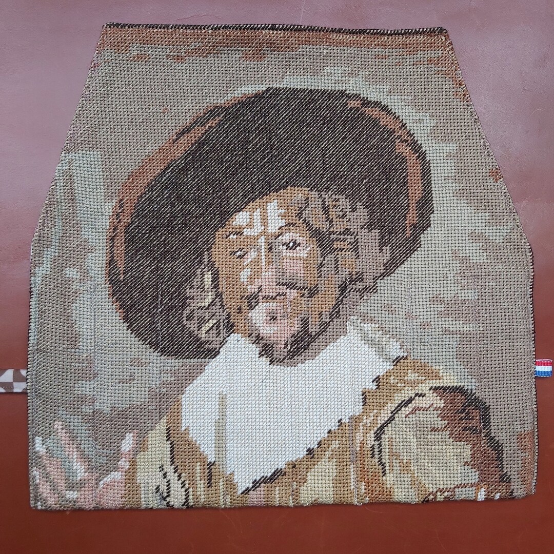 Pen Roll Vintage Cross Stitch, Embroidery “the Merry Drinker” Fountain ...