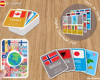 World Flags, Educational Flashcards, Printable Flashcards, Countries of ...