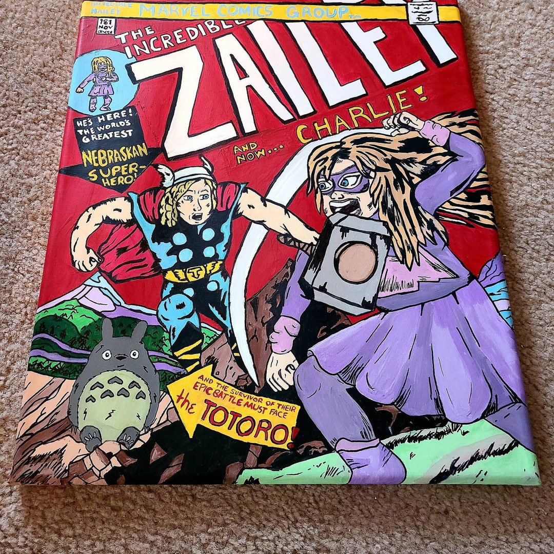 Personal Comic Book Paintings - Etsy