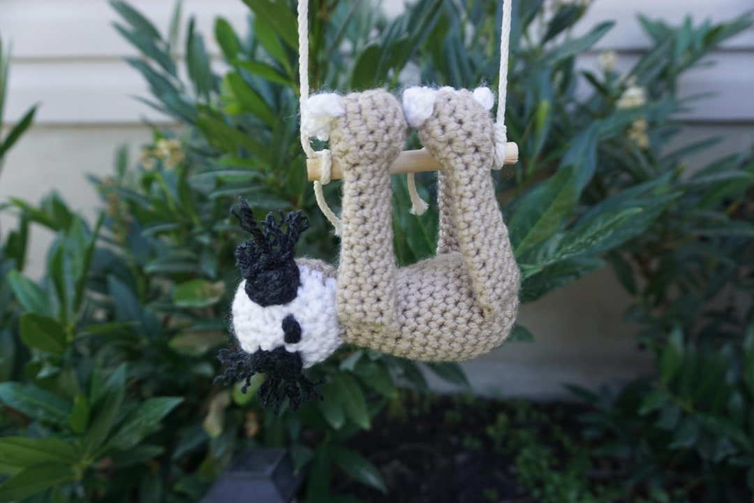 Hanging Sloth - Soft Crochet Stuffed Animal - Etsy