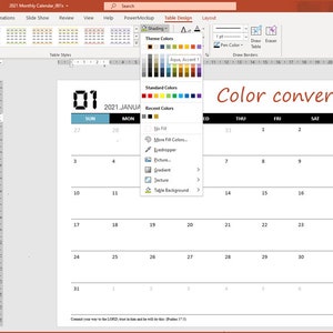 2020 2021 Digital Calendar Template for Powerpoint | 2021 Bible ...