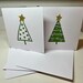 Pack of 10 Christmas Tree Cards, 2 Designs - Etsy UK