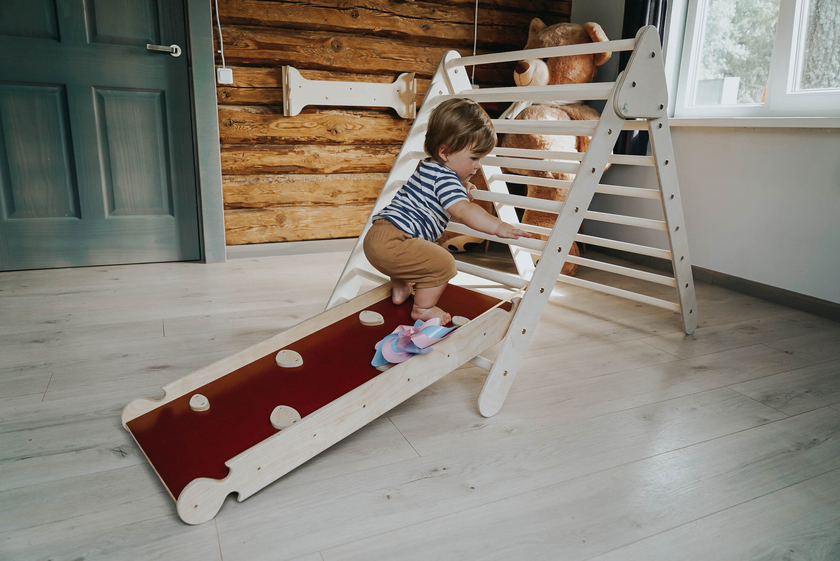 Kids Climbing Wall Swedish Ladder Large Climbing Triangle - Etsy