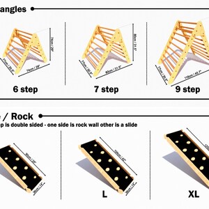 Kids Climbing Wall, Swedish Ladder, Large Climbing Triangle and Slide ...