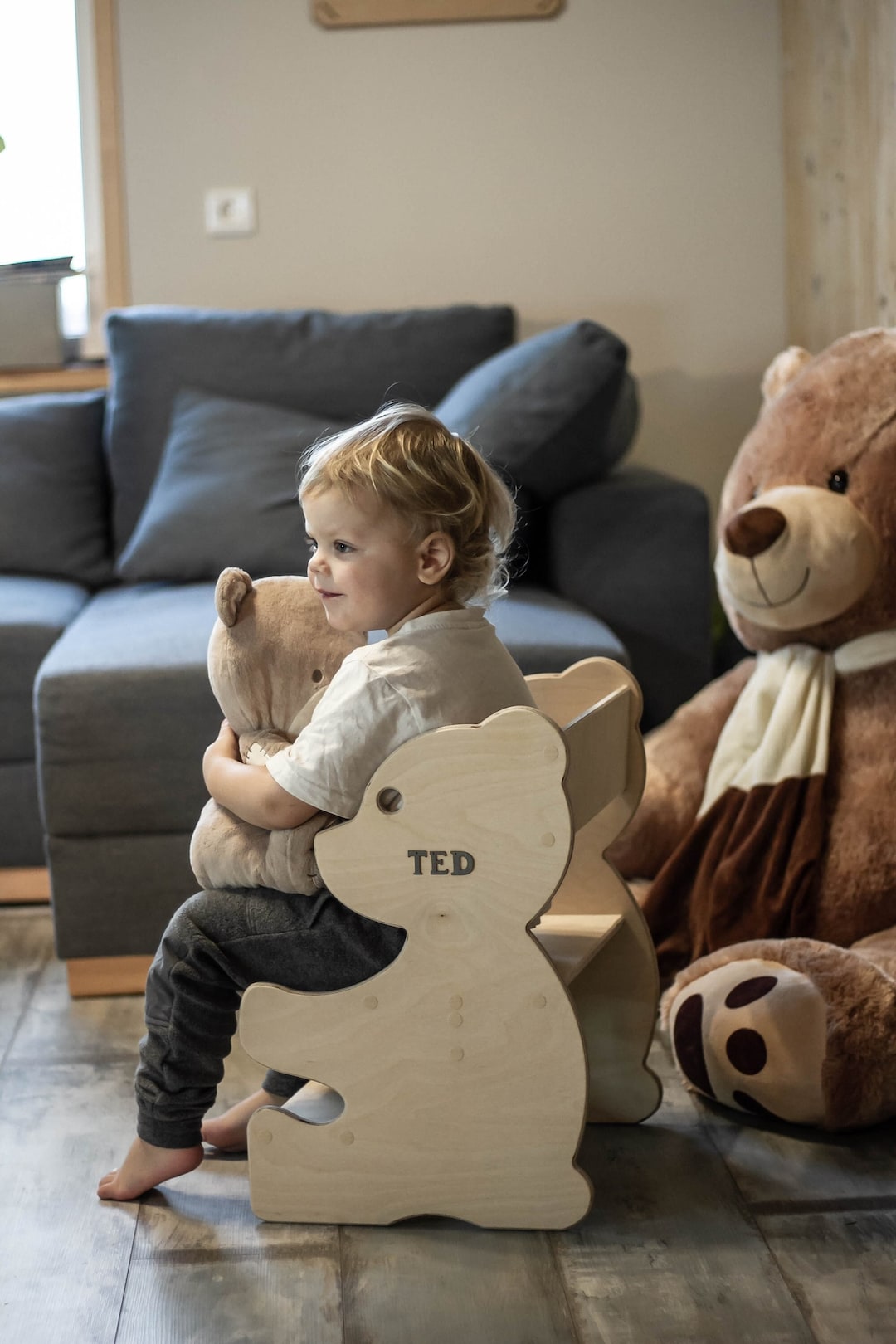 Bear Chair Plans, Easy DIY Woodworking Project, Teddy Step Stool, PDF ...