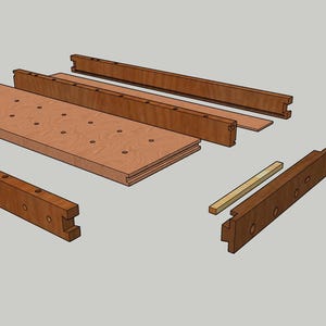 Woodworkers Bench DIY Plans, Classic Traditional Workbench Project ...