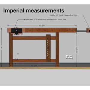 Woodworkers Bench DIY Plans, Classic Traditional Workbench Project ...