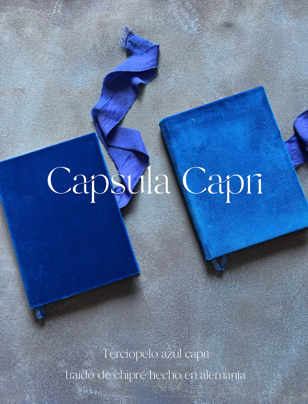 Blue Velvet Journal/velvet Notebook/journal/personalized Diary/ Hard ...