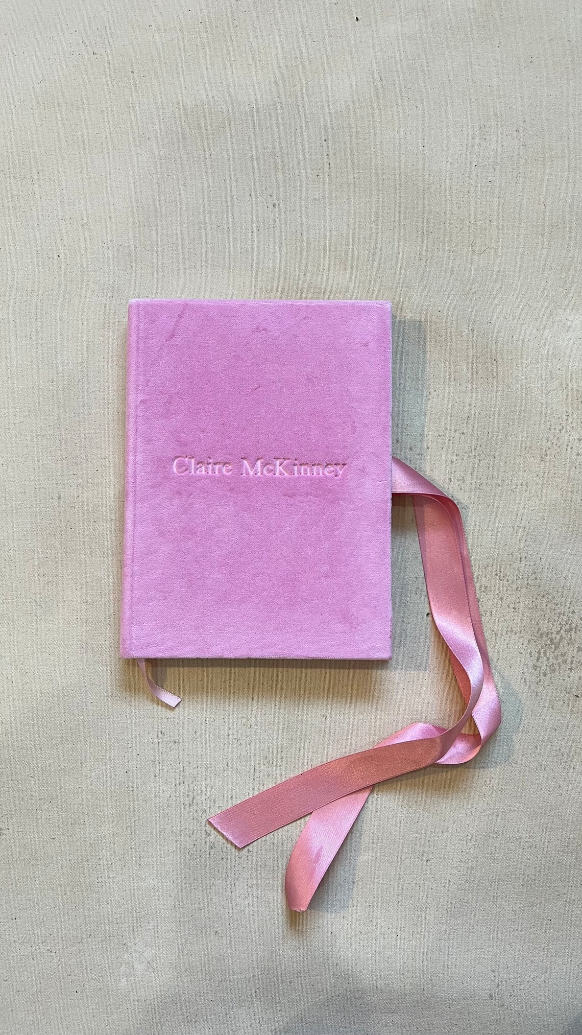 Velvet Pink Journal/ Pink Velvet Notebook / Velvet Journal ...