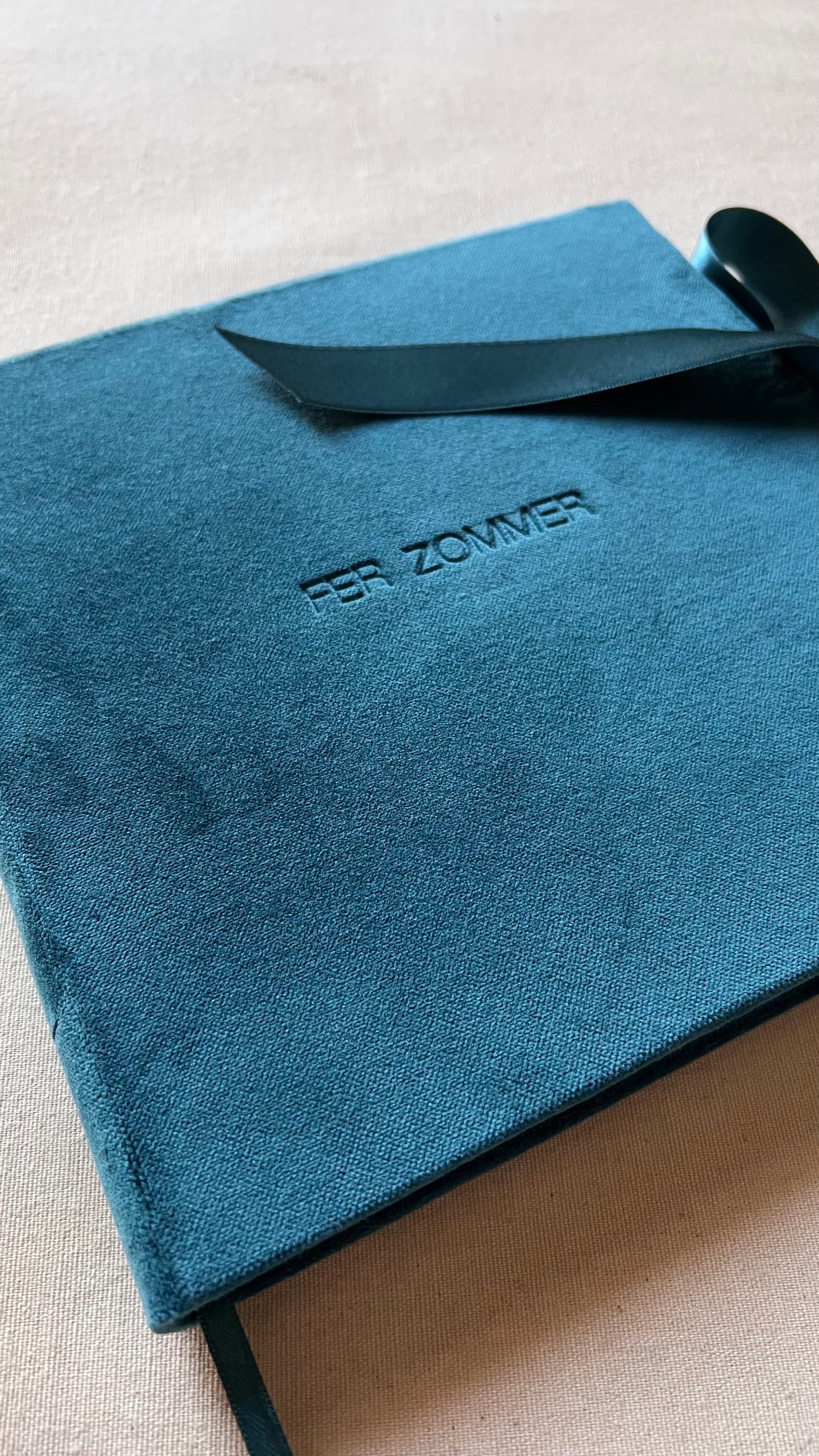 Signature Velvet Book/velvet Notebook/velvet Journal/personalized Diary ...