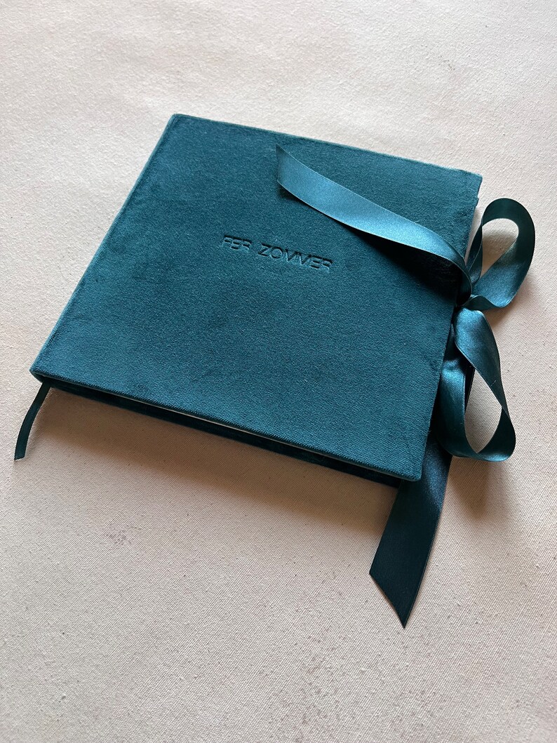 Signature Velvet Book/velvet Notebook/velvet Journal/personalized Diary ...