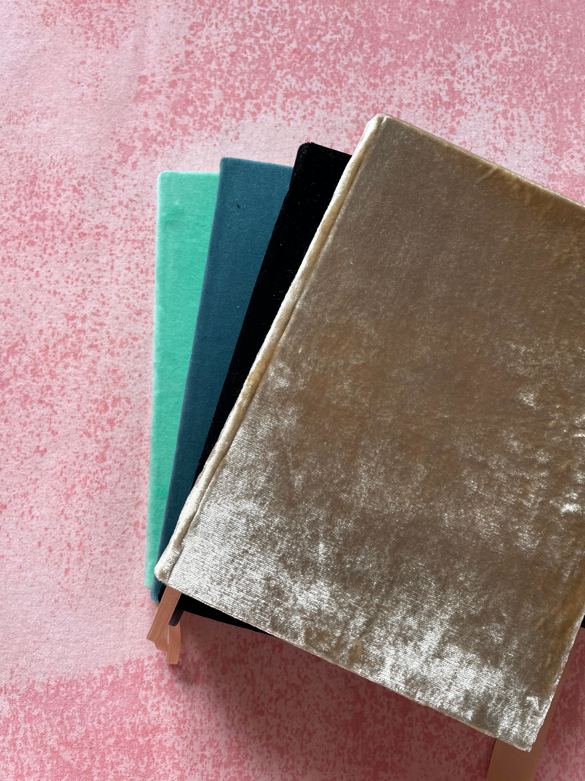 10 Velvet Mixed Journal A5 / Velvet Notebook / Velvet Journal ...