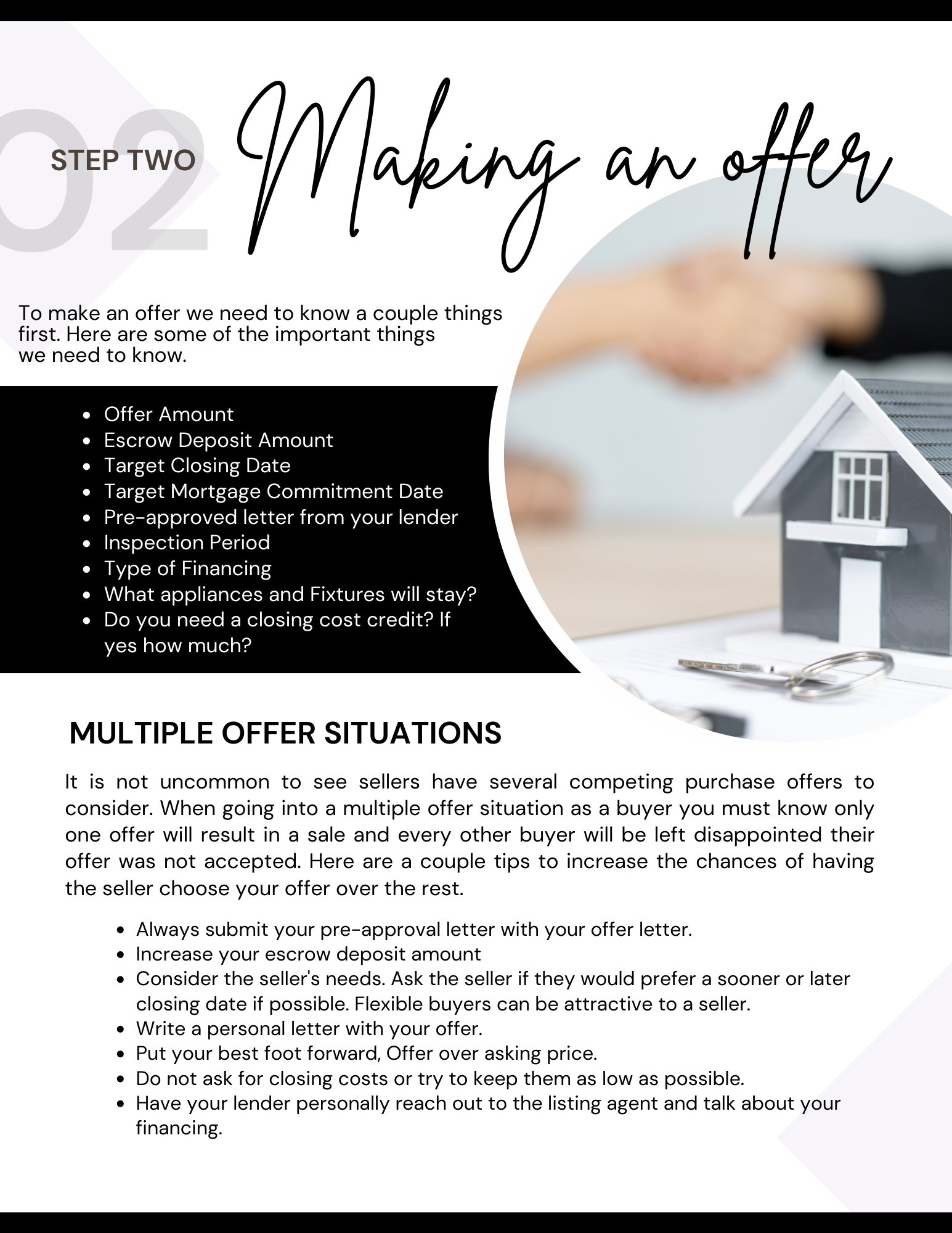 Modern Home Buyer Guide | Real Estate Handout | Real Estate Print ...