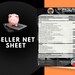 Seller Net Sheet Real Estate Print Realtor Information - Etsy