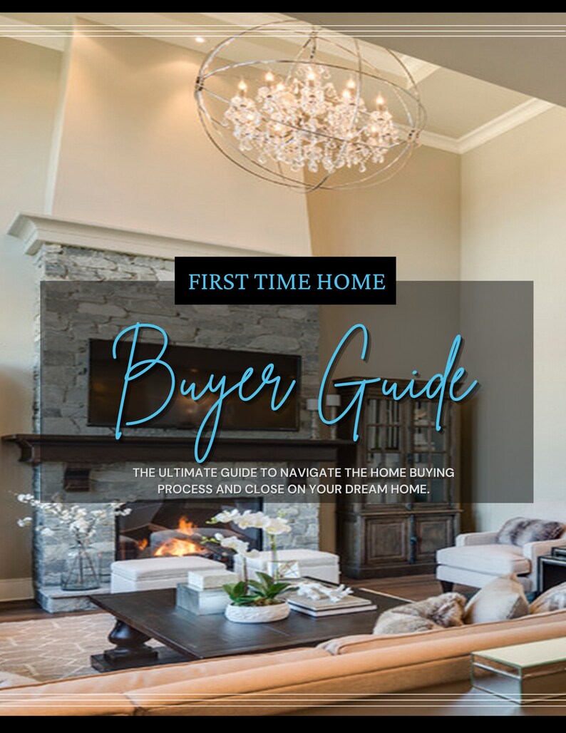 Light Blue First Time Home Buyer Presentation Guide Real Estate Handout ...