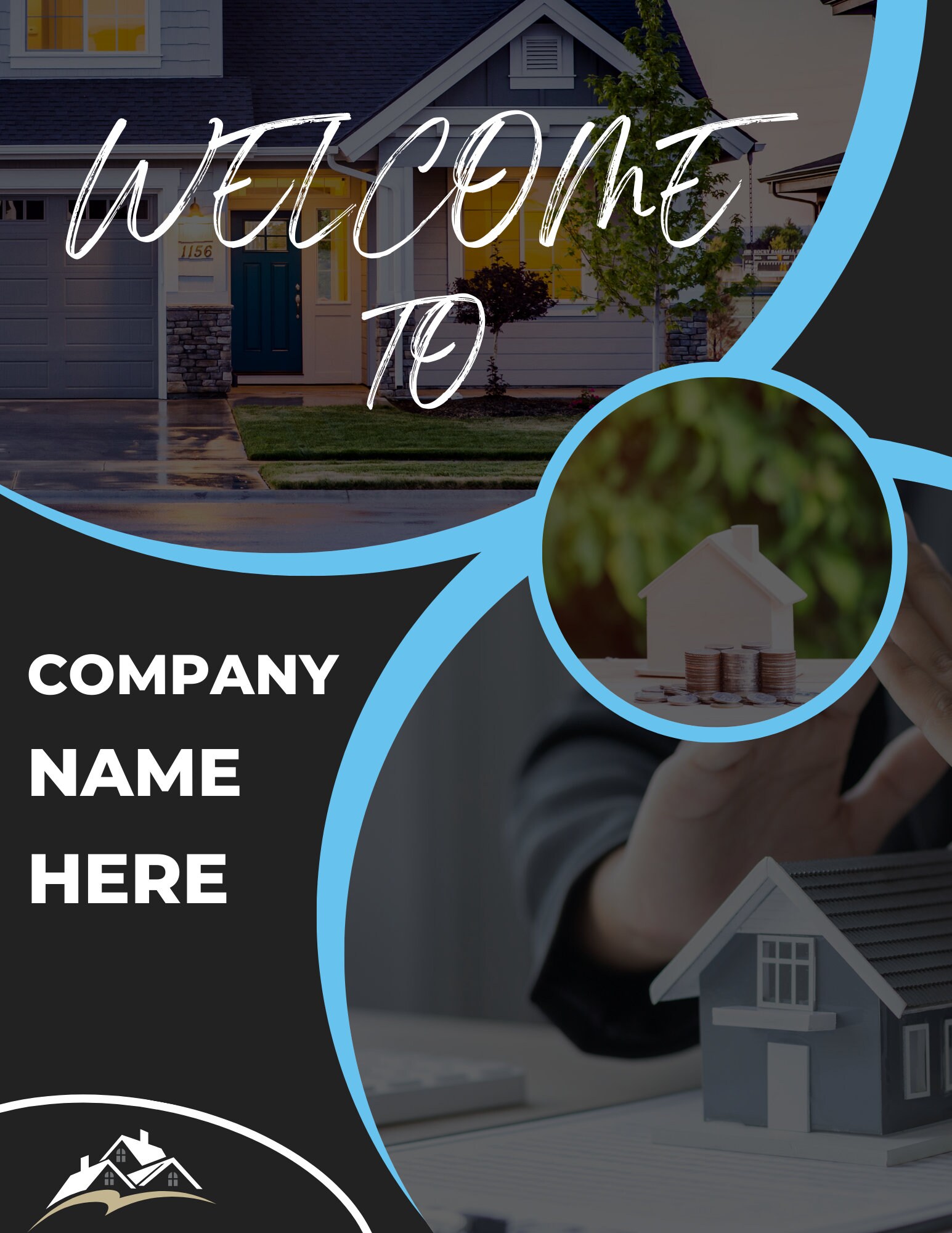 Light Blue Real Estate Brokerage Agreement Real Estate Team - Etsy