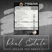 Seller Net Sheet | Real Estate Print | Realtor Information | Real ...