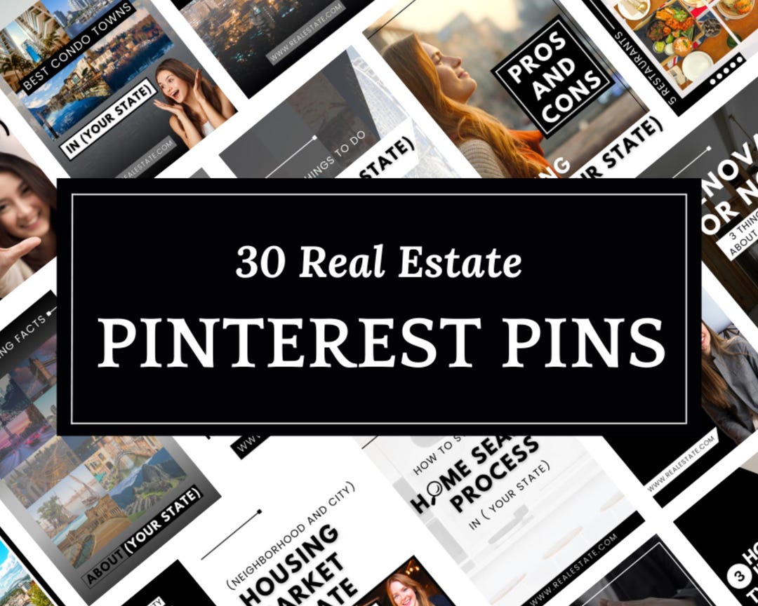 30 Pinterest Pins for Real Estate Agents | Real Estate Social Media ...