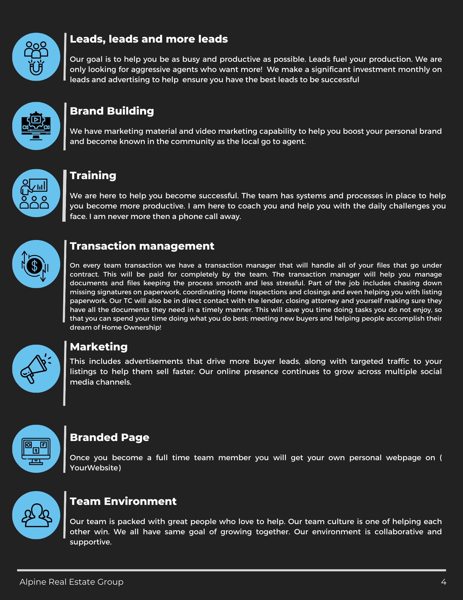 Light Blue Real Estate Brokerage Agreement Real Estate Team Guide Real ...