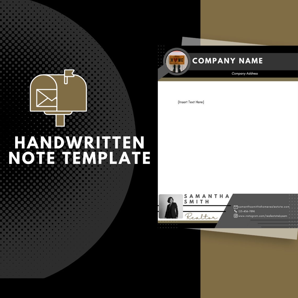 Realtor Hand Written Note| Real Estate Handout | Real Estate Print ...