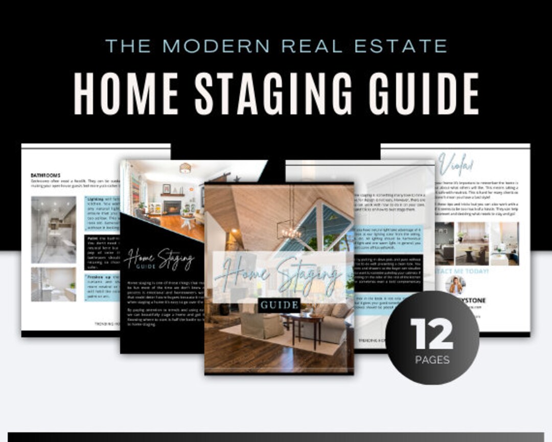 Light Blue Home Staging Guide Home Seller Guide Listing - Etsy